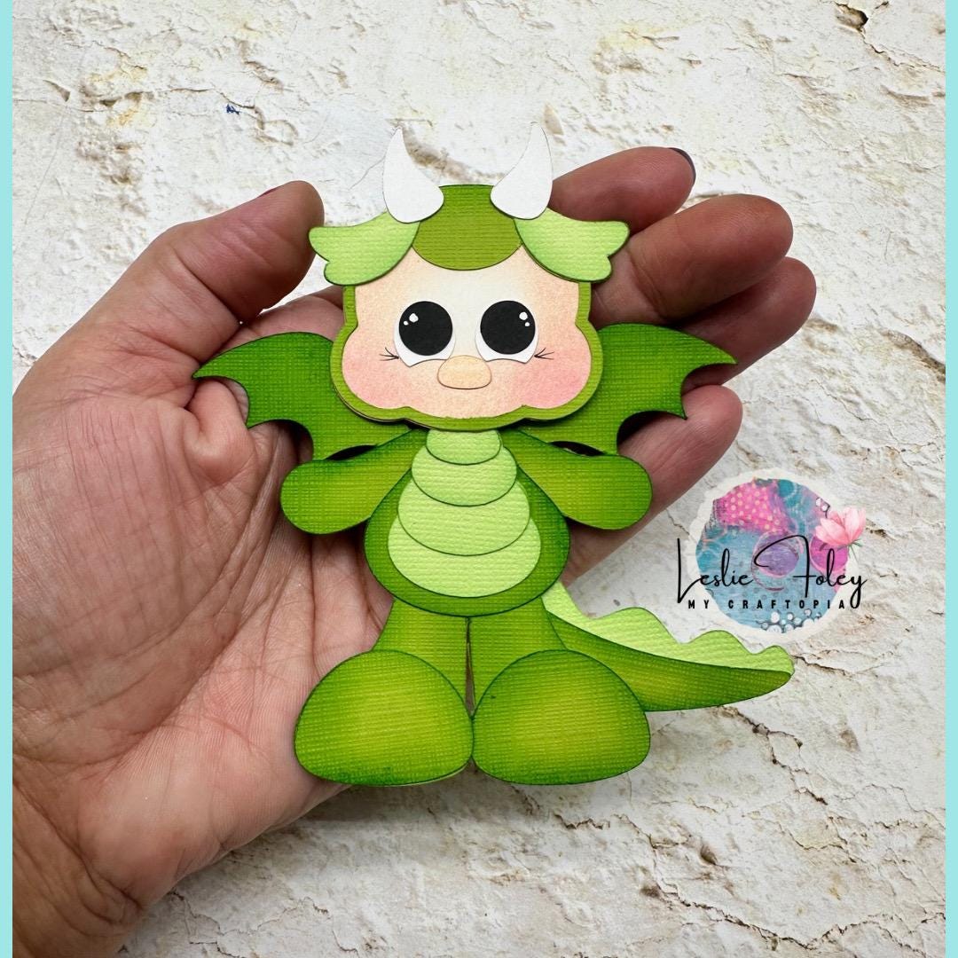 Scrapbook Halloween Costume Dragon Premade Scrapbooking Embellishment ...