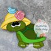 Spring Turtle Premade Scrapbooking Embellishment Paper Piecing Die Cuts ...