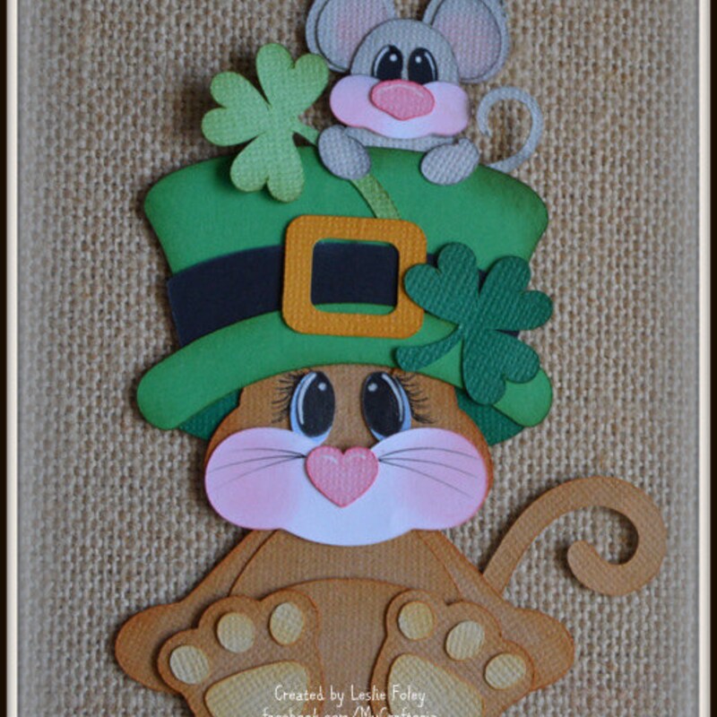 Paper Pieced Cat - Etsy