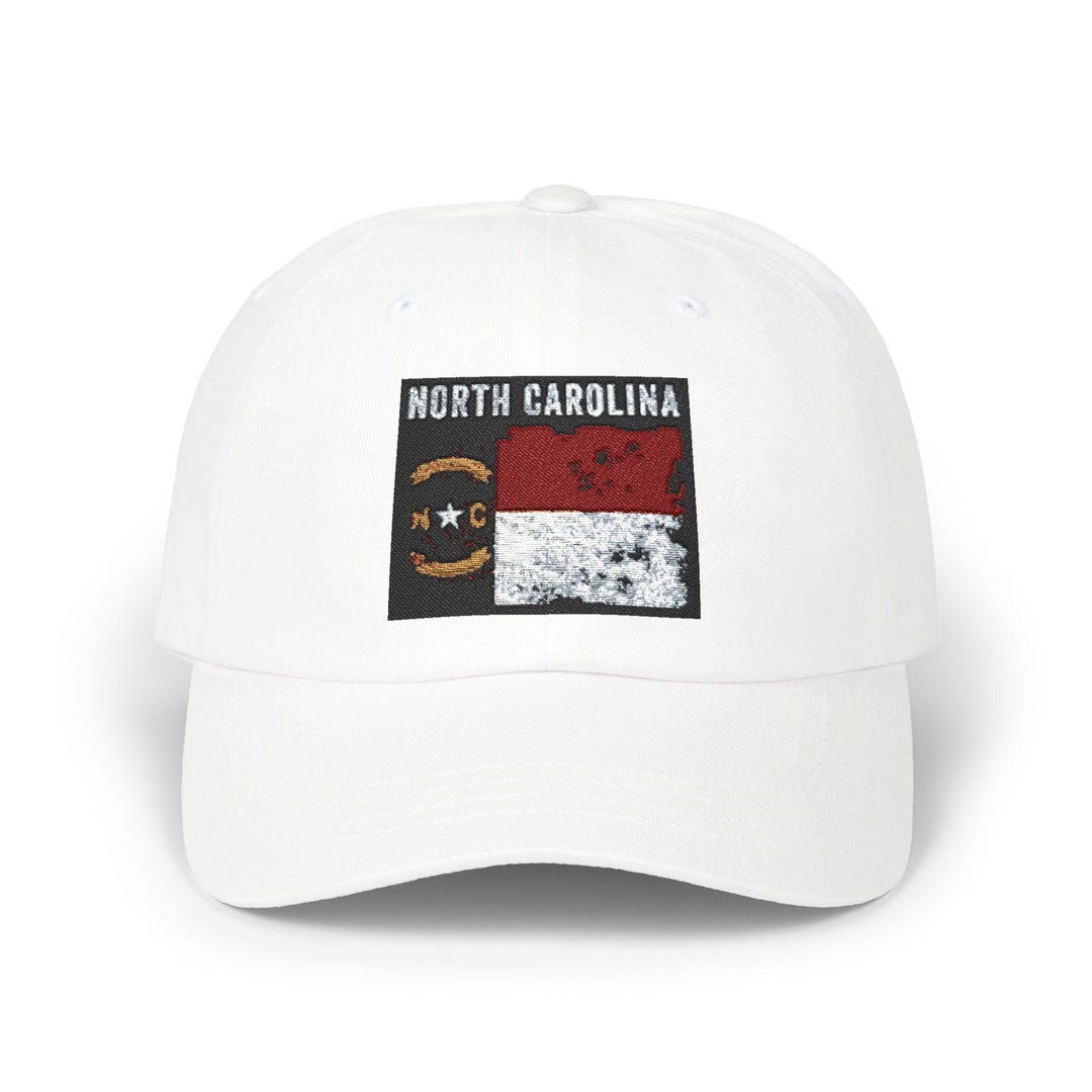 North Carolina Flag Dad Hat, Vintage Patriotic Sun Hat, Unisex Summer ...