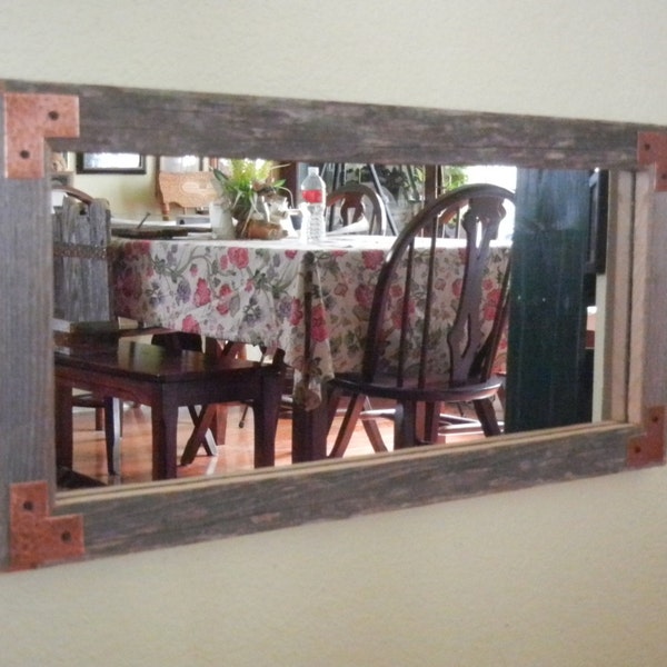 Rustic Mirror - Etsy