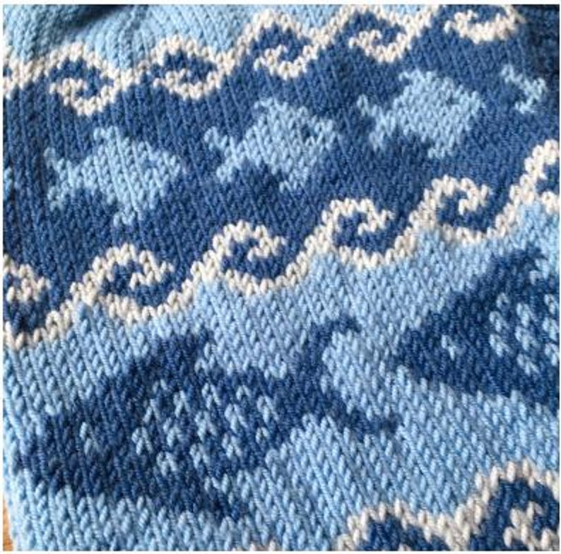 Fish Balaclava Knitting Pattern PDF, Adult Winter Hood, Stranded ...