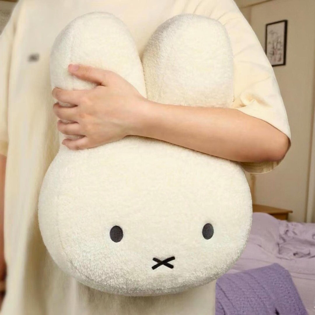 Cute Miffy Plush Doll, Soft Kawaii Bunny Pillow, Adorable Cartoon Room ...