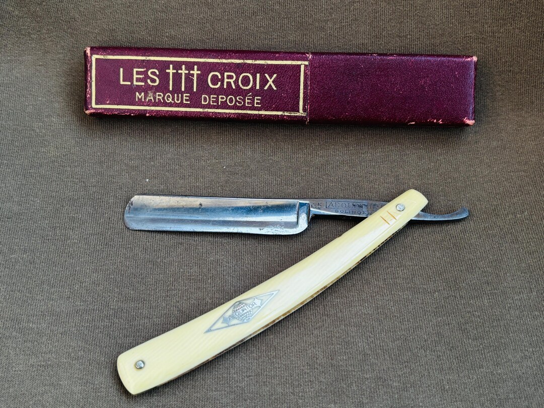 Vintage AEQUATOR 35 Solingen Straight Razor, Rare Model - Etsy