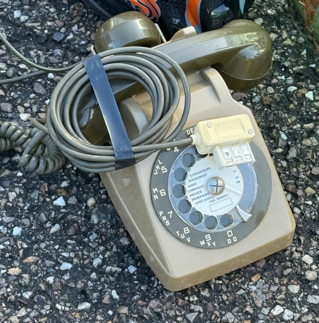 Bakelite PTT Rotary Telephone 1986 Art Deco Design 20th Century PN ...