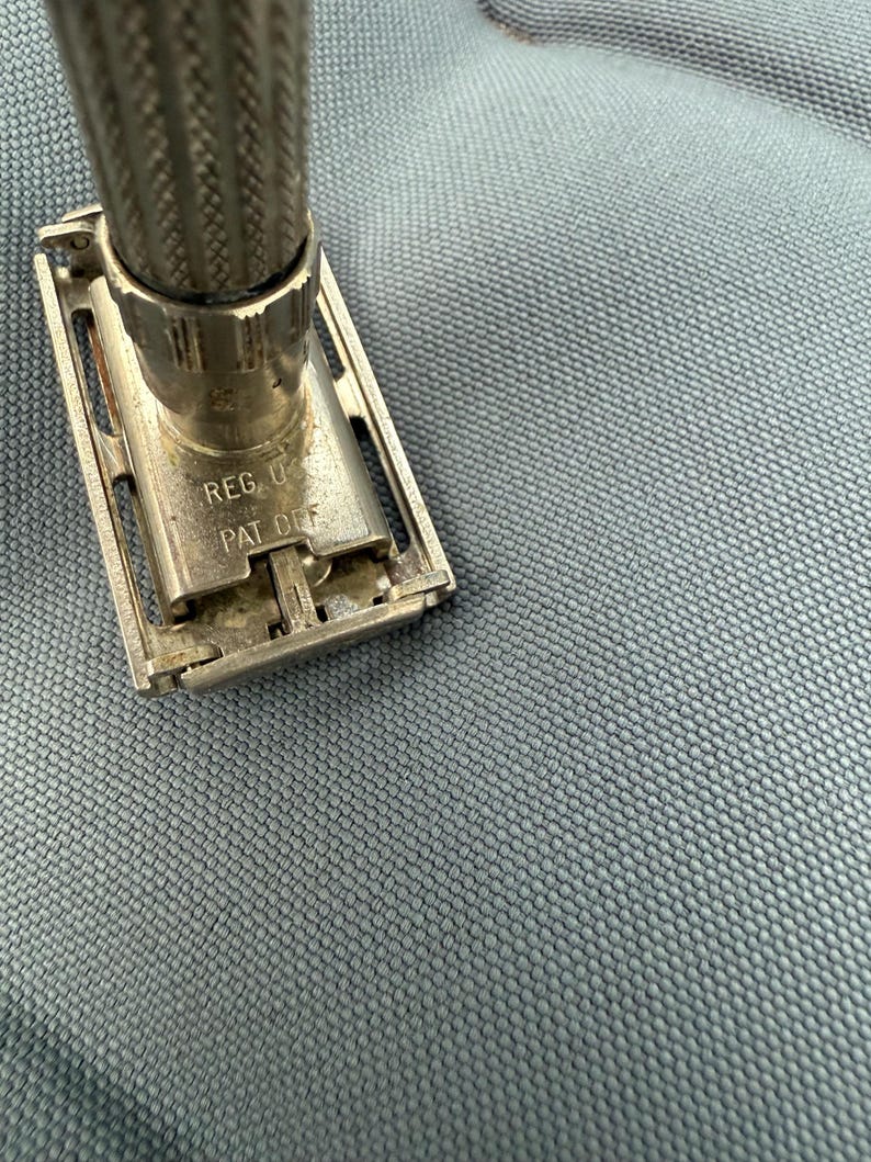 Vintage Gillette Fatboy Adjustable Safety Razor Made in U.S.A. - Etsy