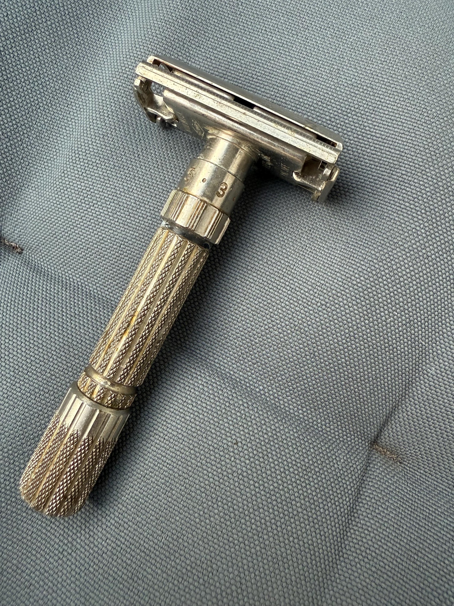 Vintage Gillette Fatboy Adjustable Safety Razor Made in U.S.A. - Etsy