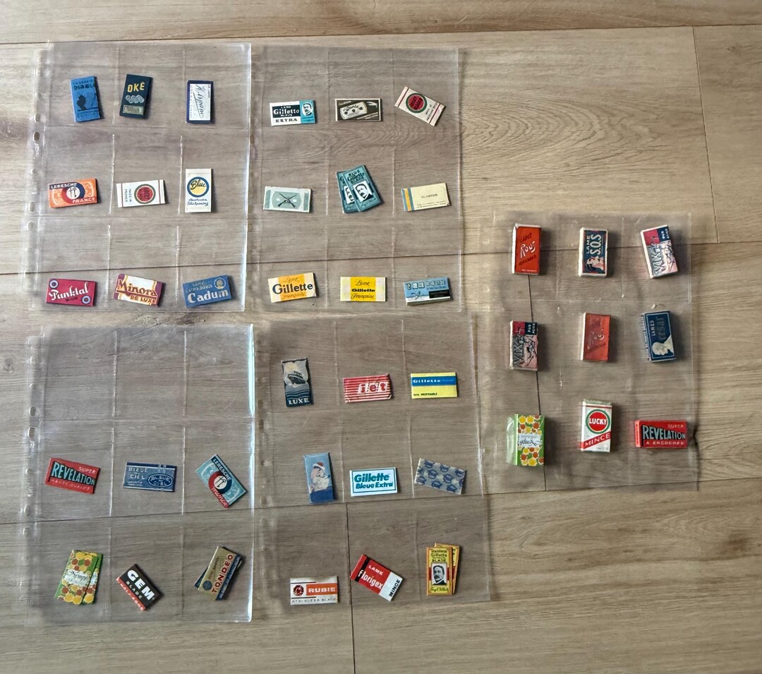 Gillette Blades Collection in Original Packaging - Etsy