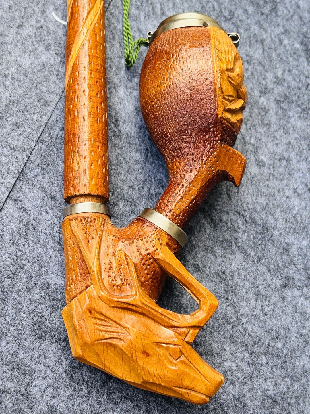 Vintage German Smoking Pipe: Antique Design With Deer Hunting Image - Etsy