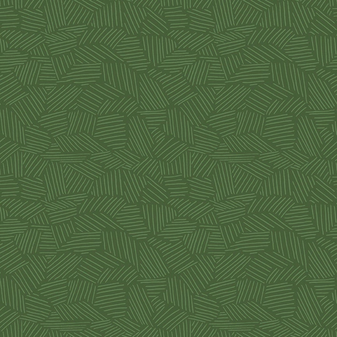 LAMINATED Cotton Fabric by the Yard Leaf Lines by Riley Blake Design ...