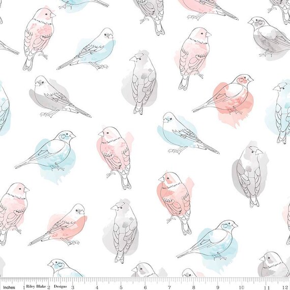 100% Cotton Fabric Riley Blake Designs Desert Bird | Etsy