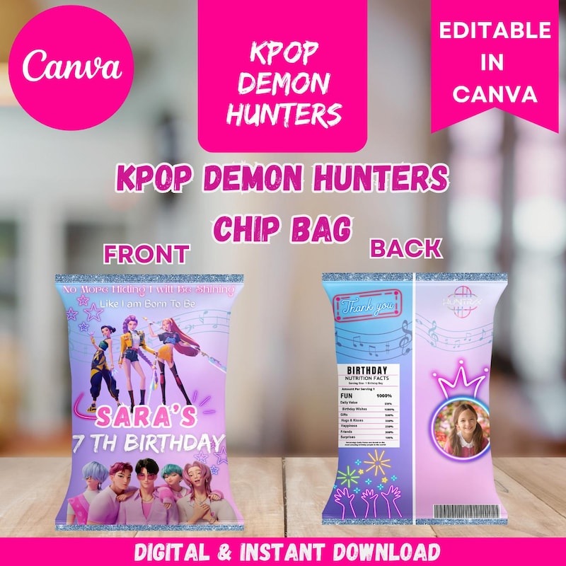 Kpop Demon Hunters Happy Meal - Etsy