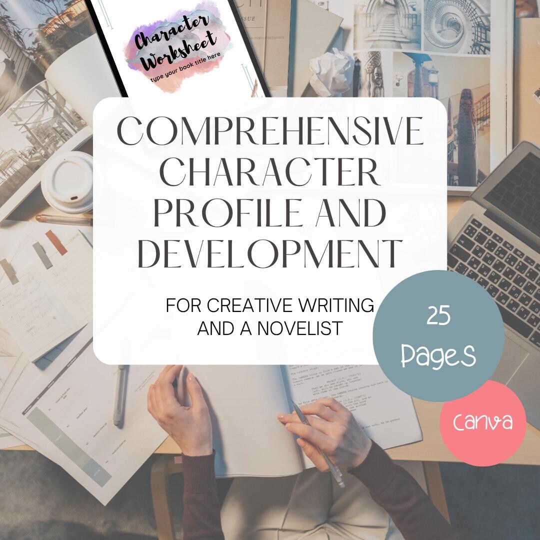 Canva Character Workbook |character Profile |character Profile ...