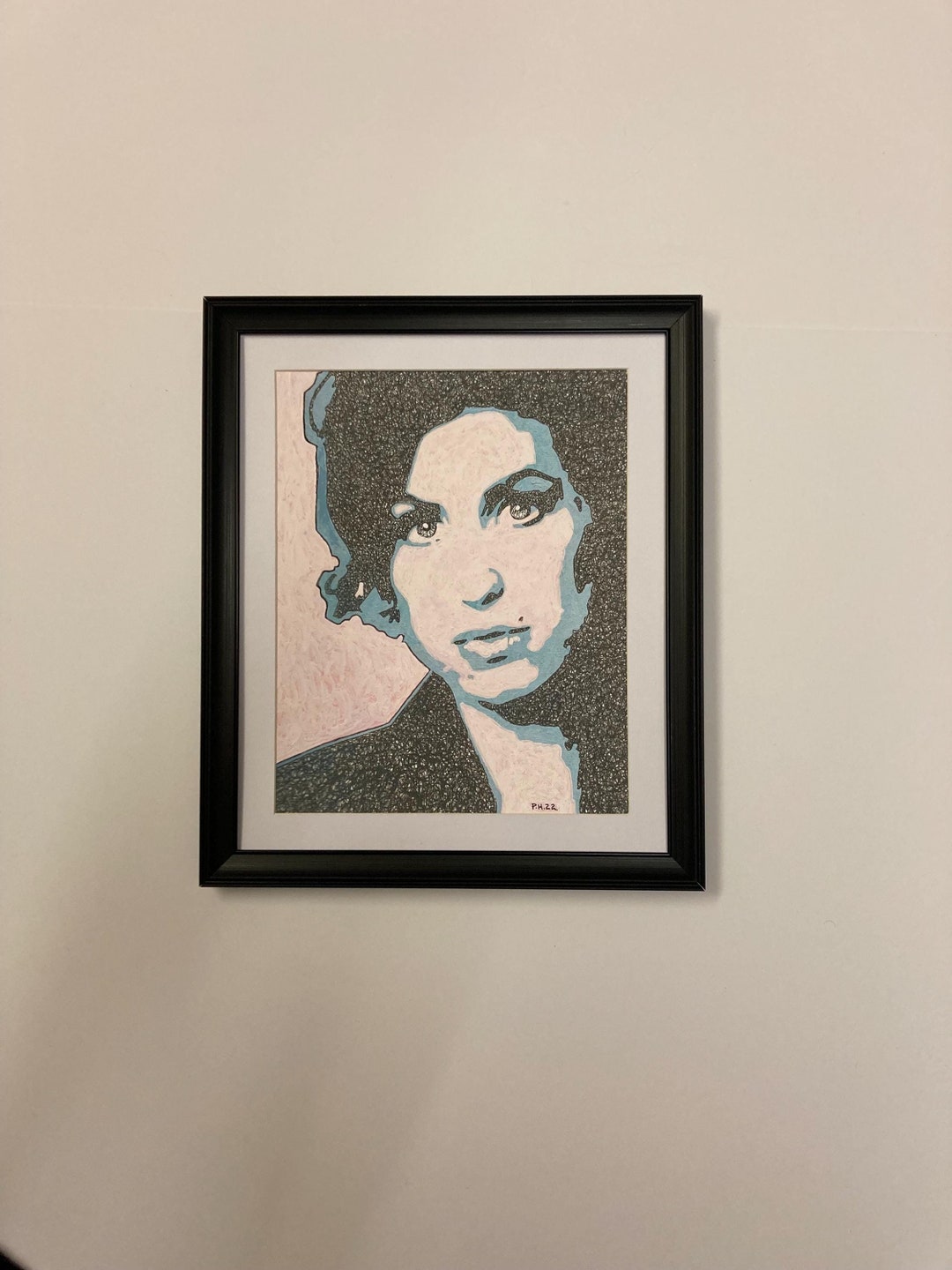 Amy Winehouse Painting: Original Art, 11x13 Inch - Etsy UK