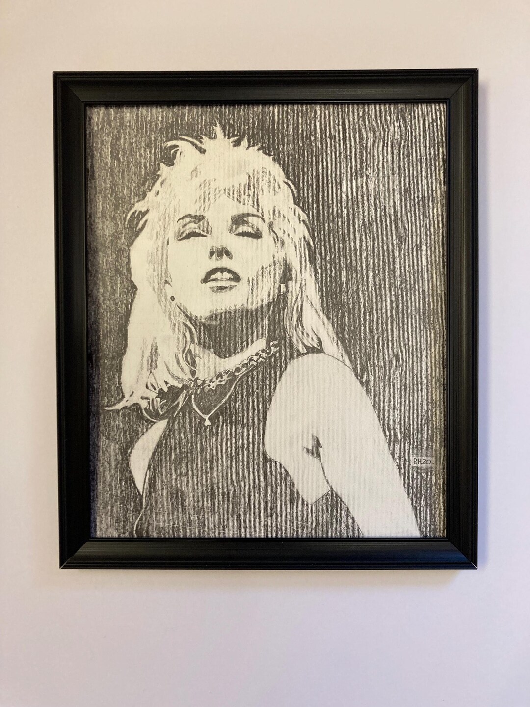 Debbie Harry (blondie) Pencil Sketch Portrait (13x11 Inch) - Etsy