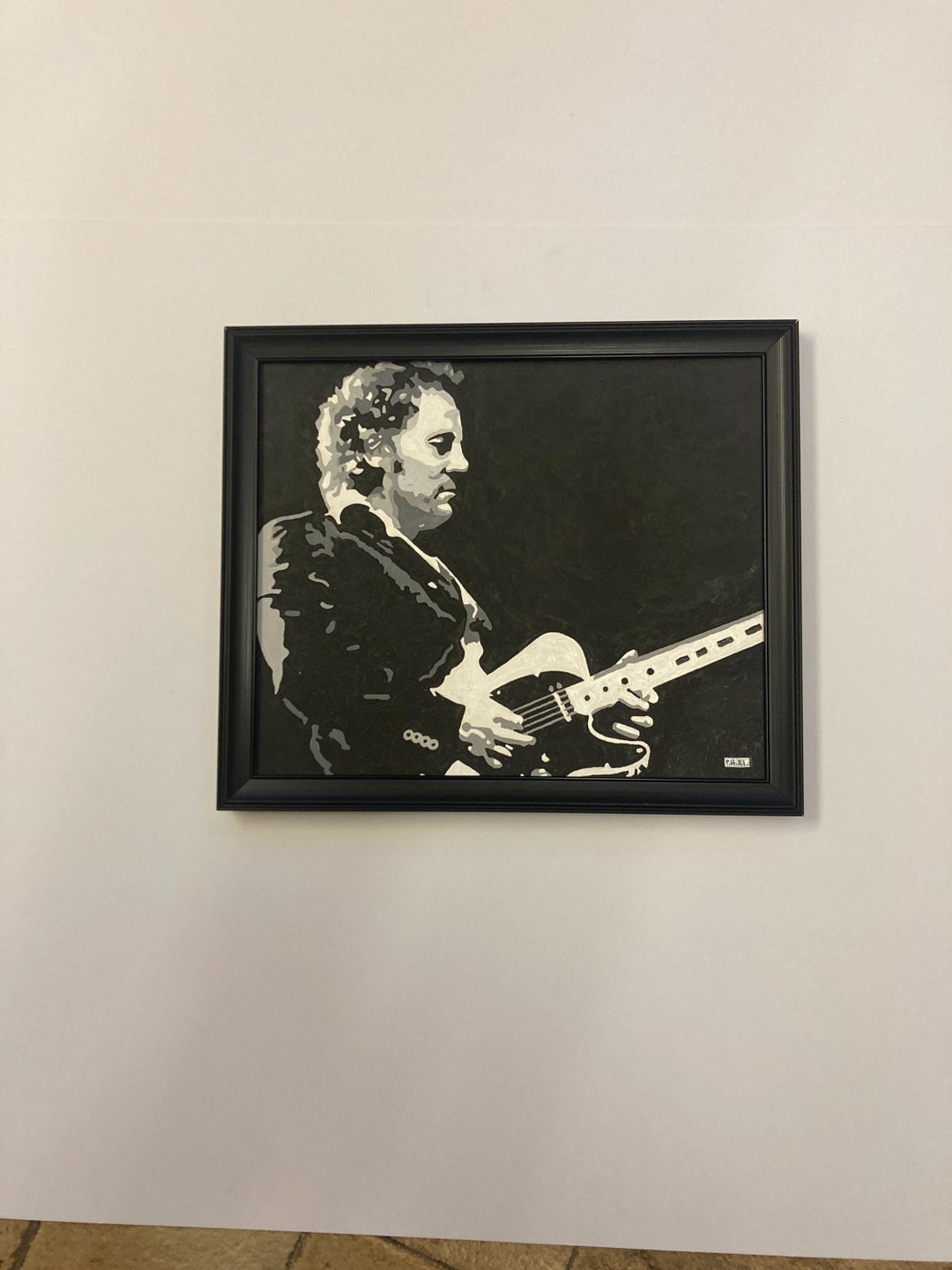 Bruce Springsteen Art. Not A Print! 11X13 Inch.free Delivery to ...