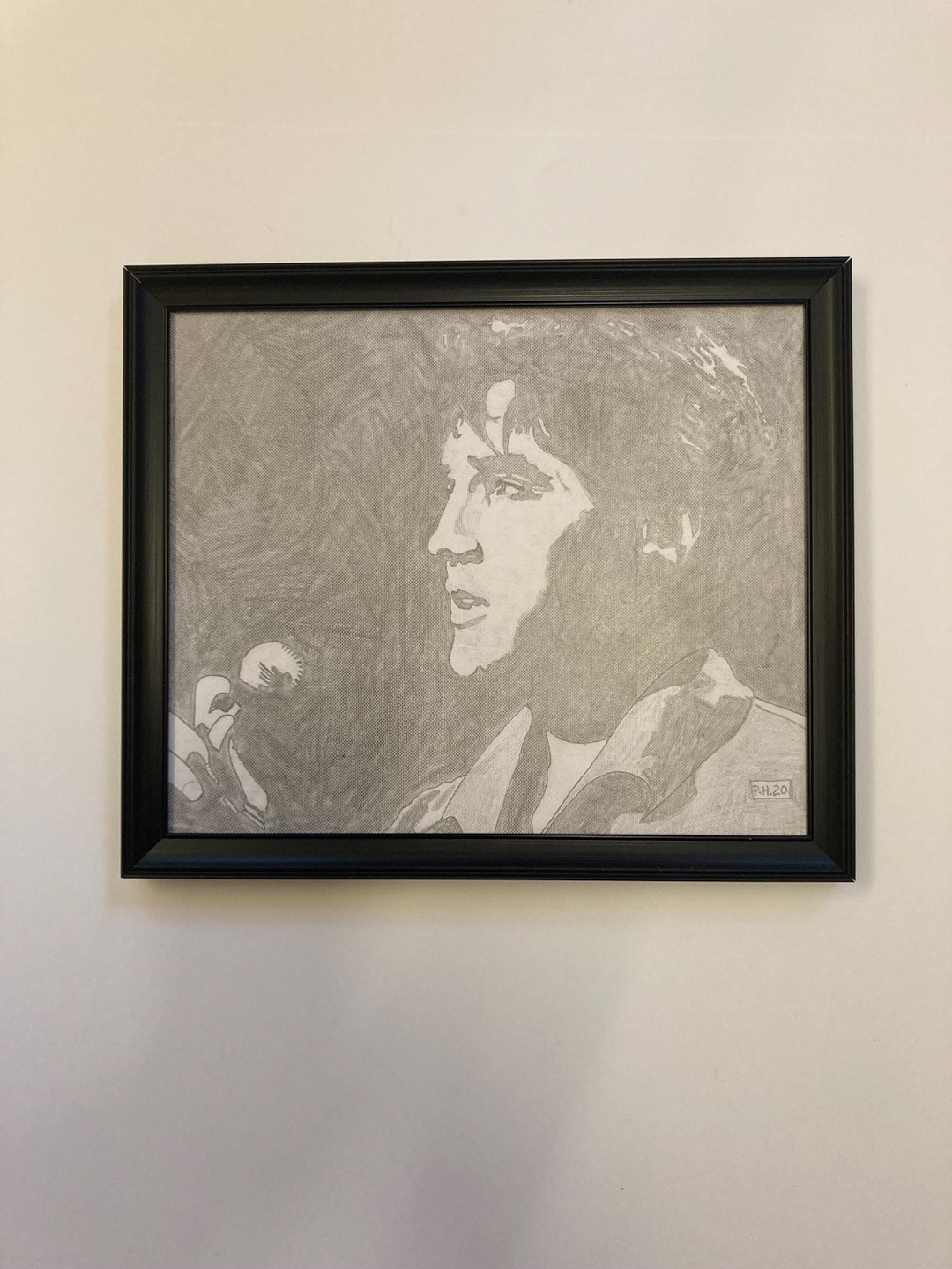 Elvis Presley Art Not A Print! I Dun It!! 13X11 Inch. Free Delivery ...