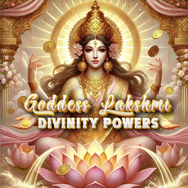 Goddess Lakshmi Direct Portal Binding, Spirit Companion, Conjure ...