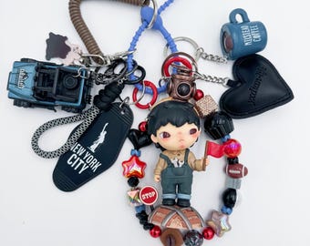 Hirono Keychain With Lip Balm - Bag Charm - Handmade - Popmart ...
