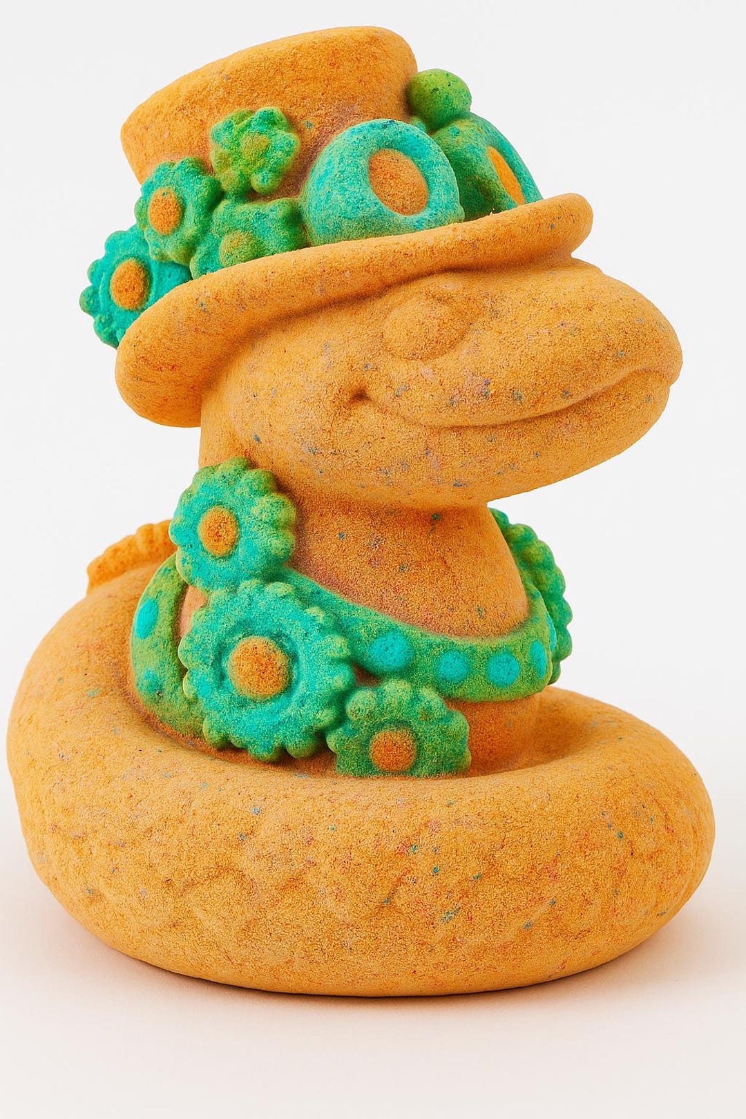 Steampunk Snake With Hat, Vacuum Formed in PLA Plastic, Bath Bomb Mould ...