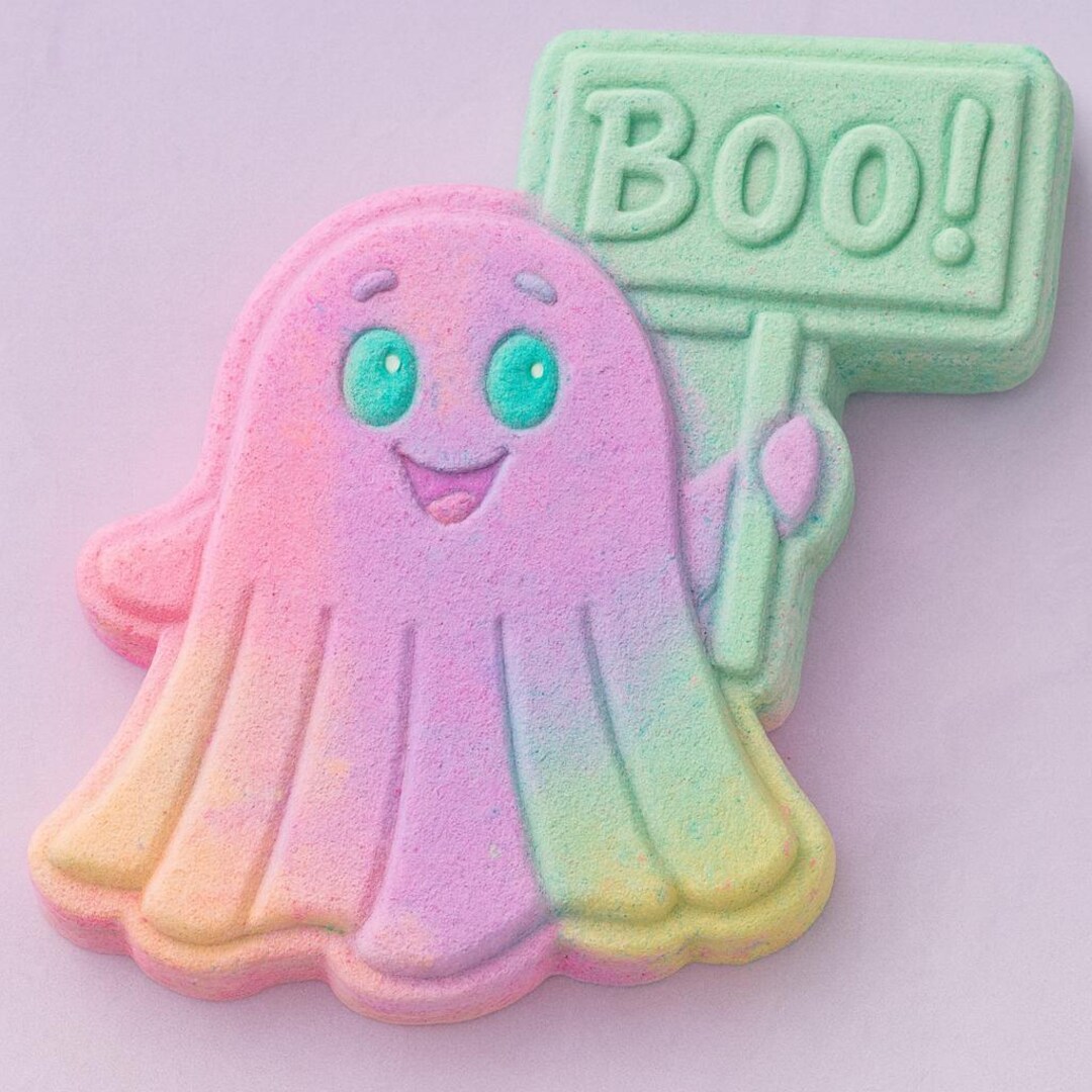 Boo Ghost, Bath Bomb Mould Every Order Receives a Free Gift! (LDPE ...