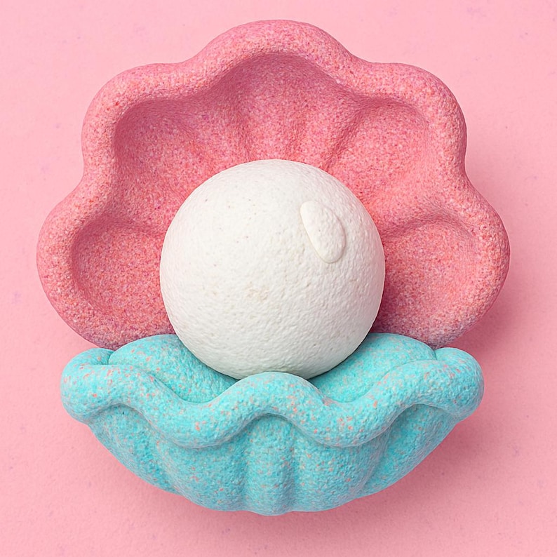 Pearl in Clam, Bath Bomb Mould Every Order Receives a Free Gift! (LDPE ...