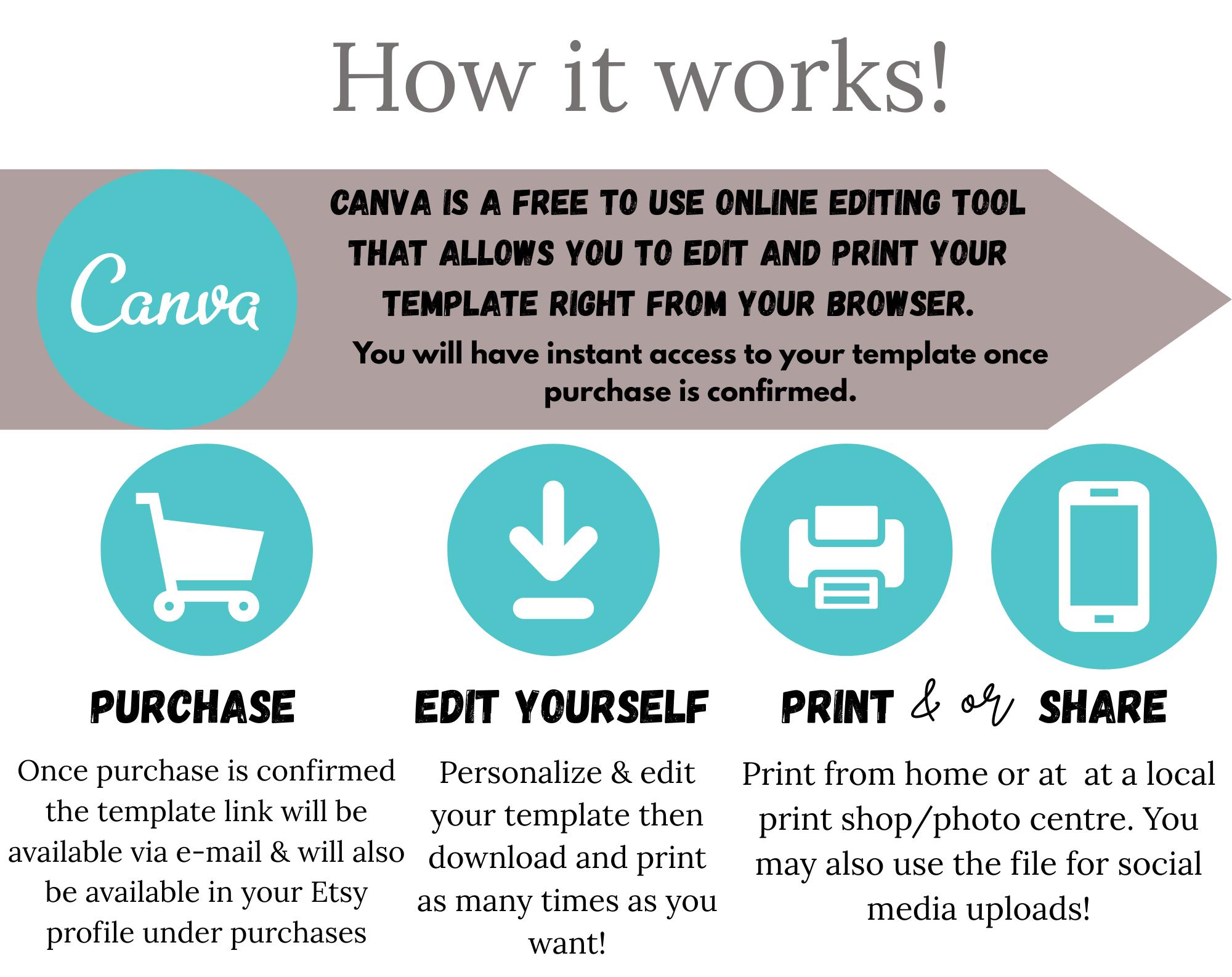 Adoptable Dog Poster Set | Editable Printable Art | 29 X 23cm |multiple ...