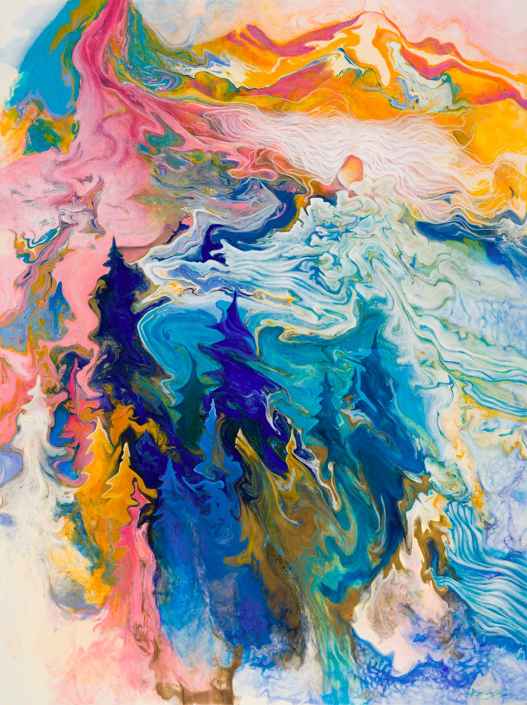 Mother Nature Art, Mother Earth Art, Heavenly Mother Art, Abstract ...