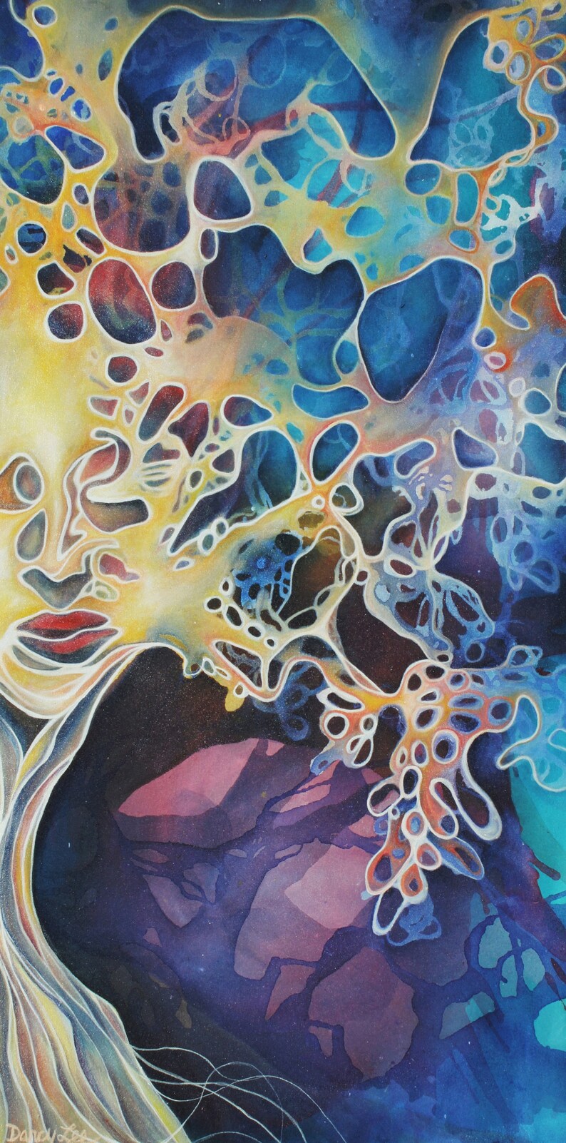 Spiritual Art Ethereal Art Abstract Spirit Art Fluid Art - Etsy