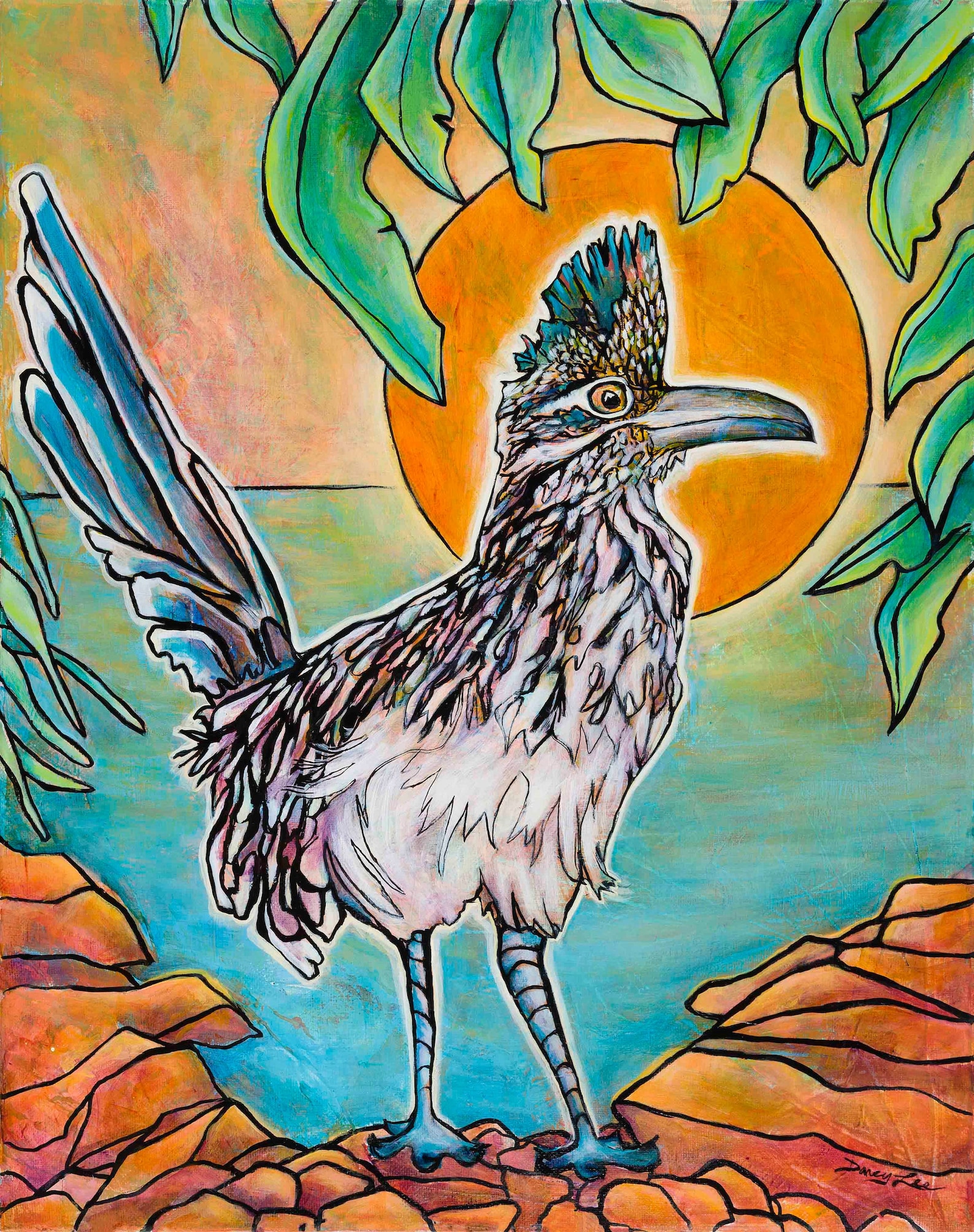 Roadrunner Art Print Roadrunner Art Roadrunner Painting - Etsy