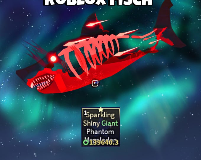 Roblox Fisch SSG Phantom Megalodon - Etsy