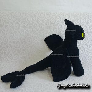 Toothless Dragon Crochet Pattern: HTTYD Amigurumi (PDF Pattern) - Etsy