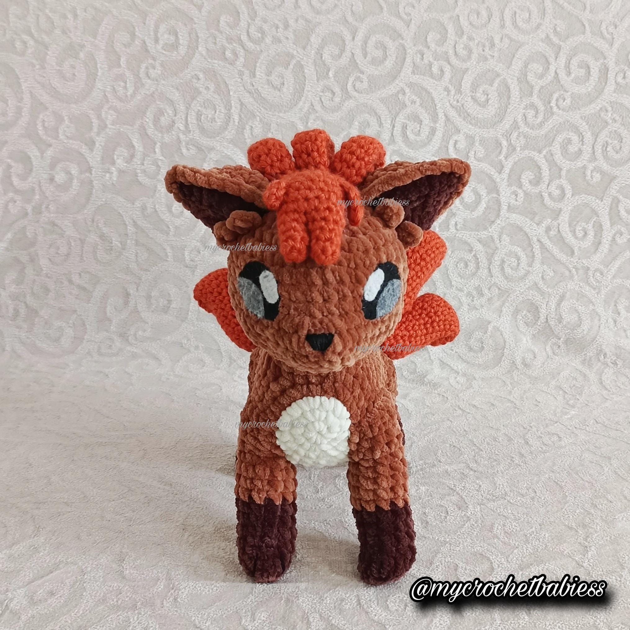 Pokemon Vulpix Amigurumi Crochet Pattern in English / Handmade Pokemon ...