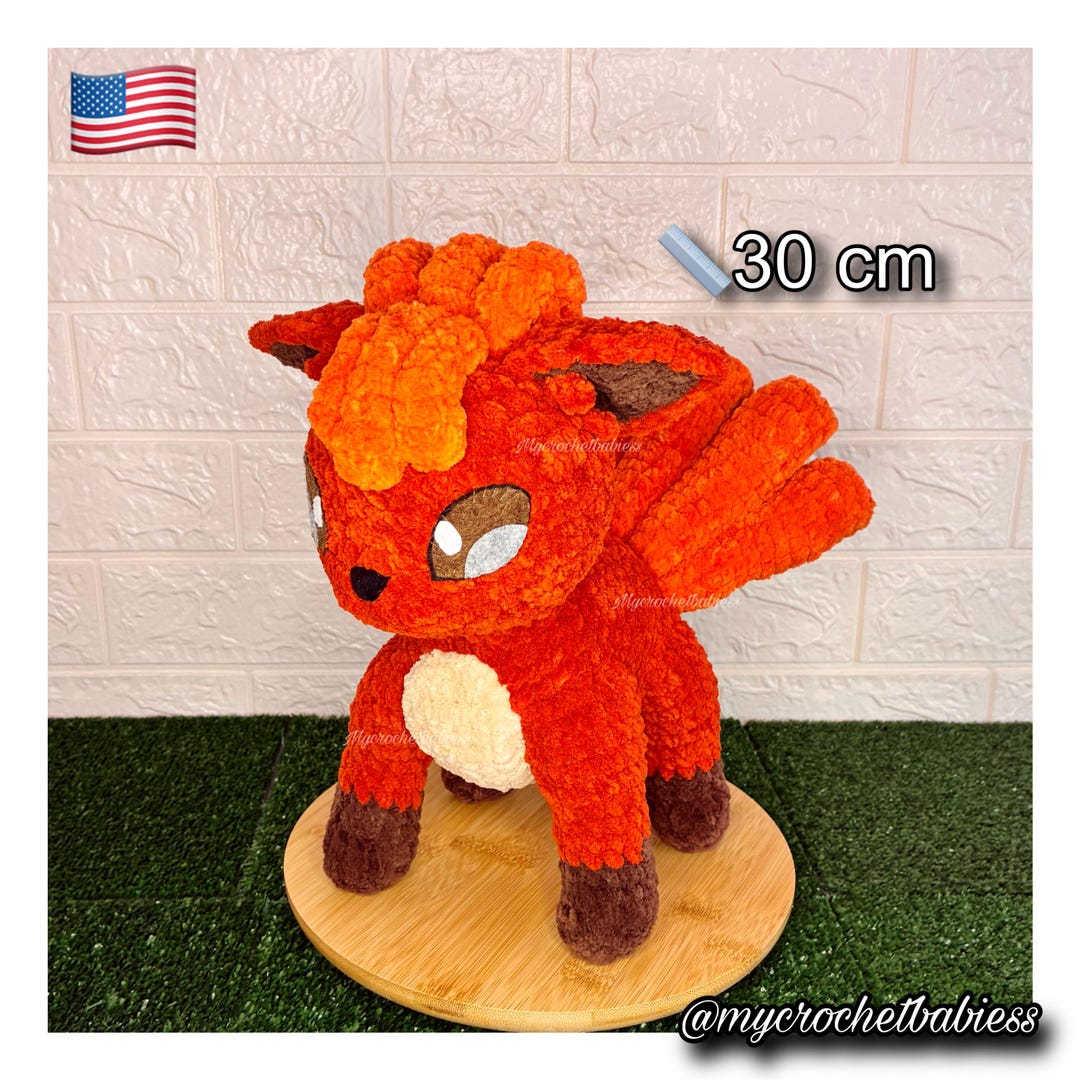 Vulpix Crochet Pattern PDF / Pokemon Plush Snuggle Series / Fox Crochet ...
