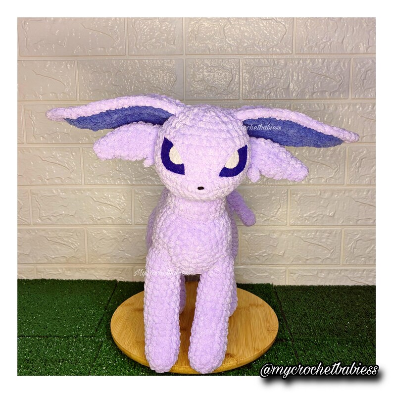 Espeon Crochet Pattern PDF / Pokemon Plush - Etsy