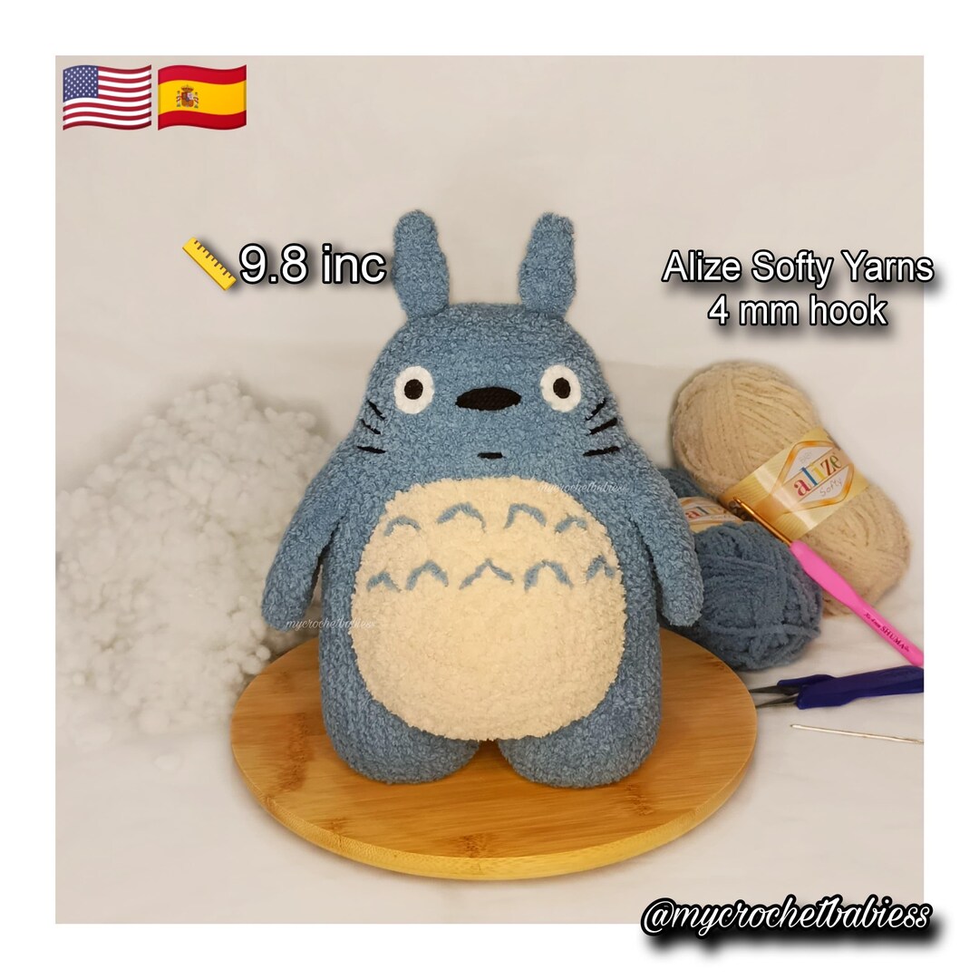 Totoro Crochet Pattern | Studio Ghibli Amigurumi Plush DIY Tutorial ...
