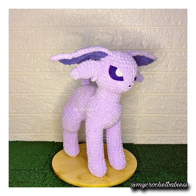 Espeon Crochet Pattern PDF / Pokemon Plush - Etsy