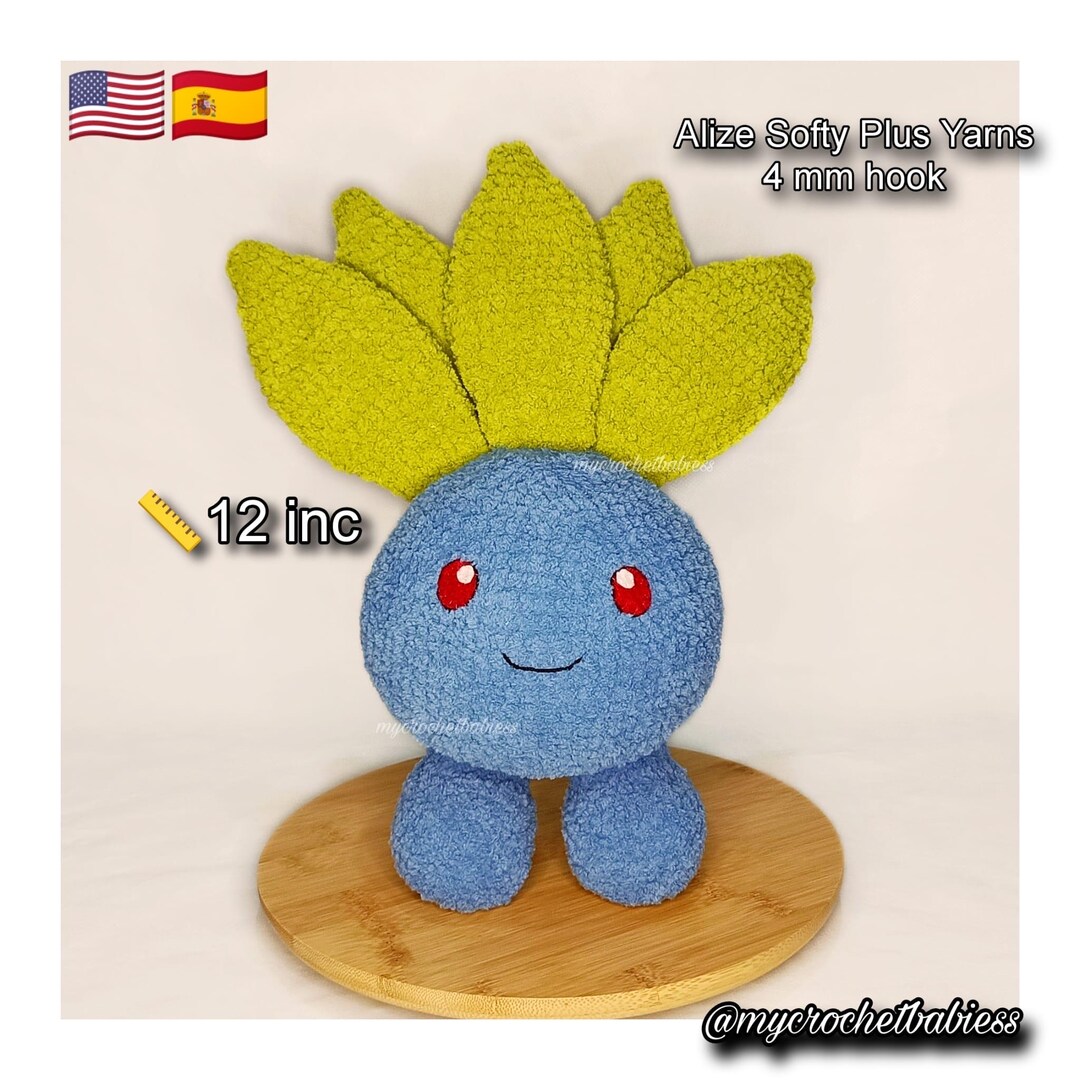 DIY Oddish Amigurumi: Adorable Pokemon Plant Crochet - Etsy