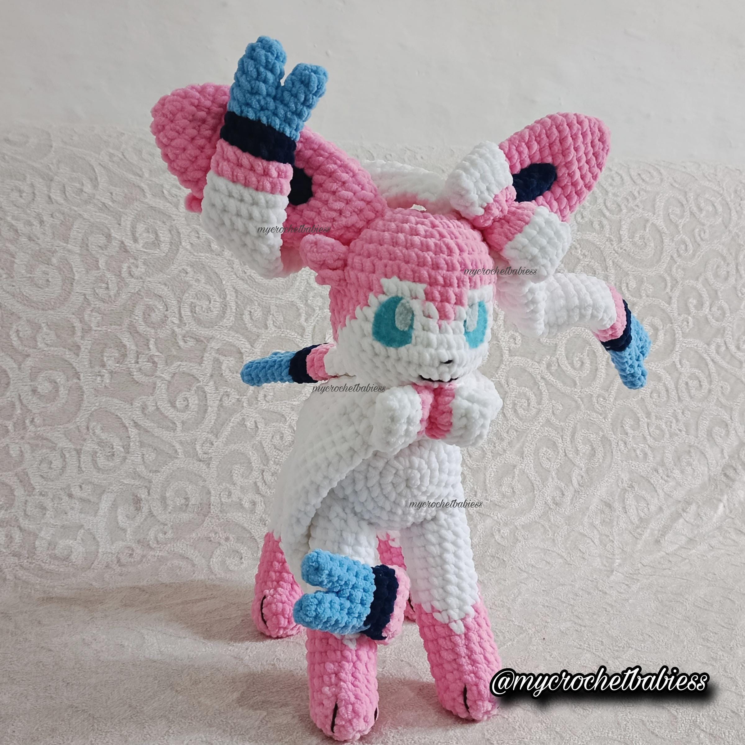 Pokemon Sylveon Amigurumi Crochet Pattern in English / Handmade Pokemon ...