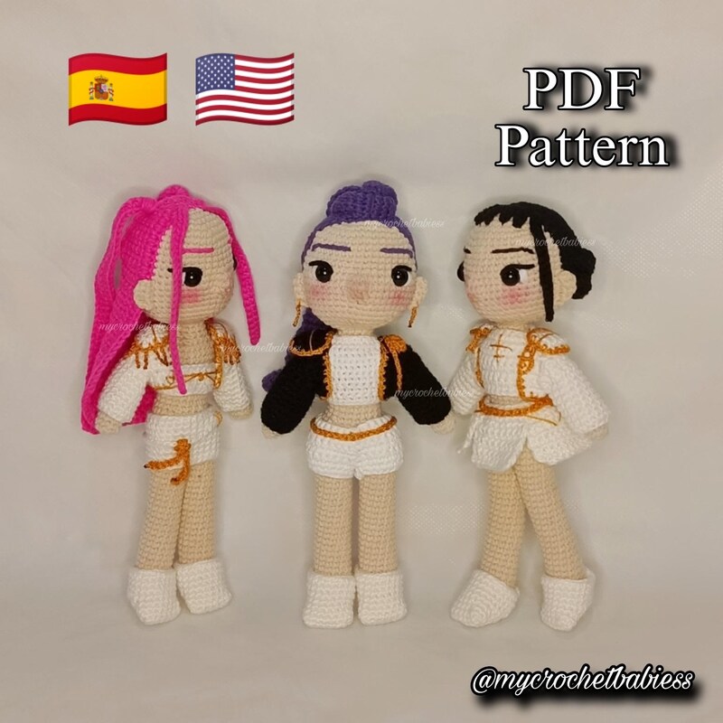 Kpop demon hunters toy a rumi and mira of zoey - Etsy España