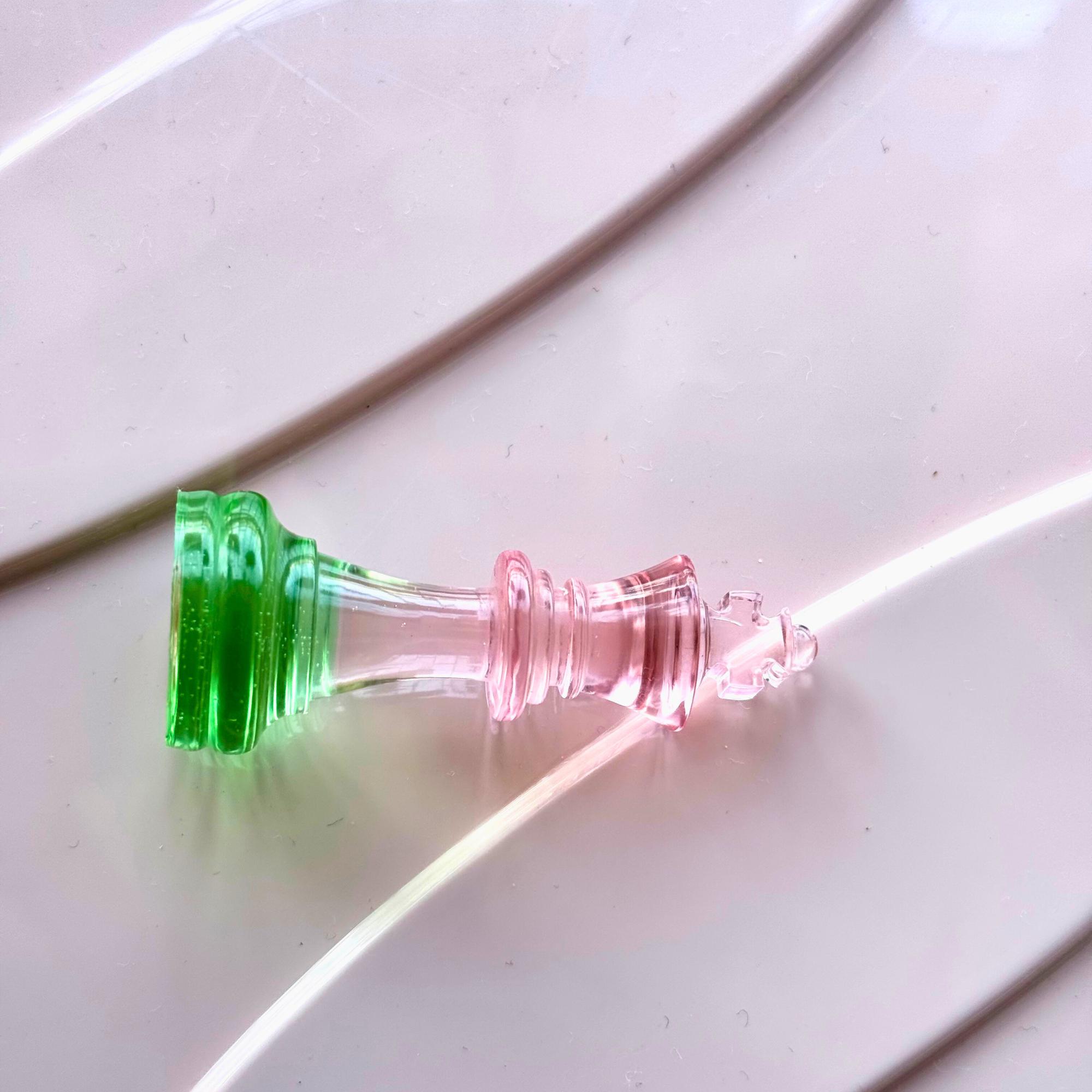 Chess, Green Resin Chess Pieces, Chess Set, Cherry Blossom and Green ...