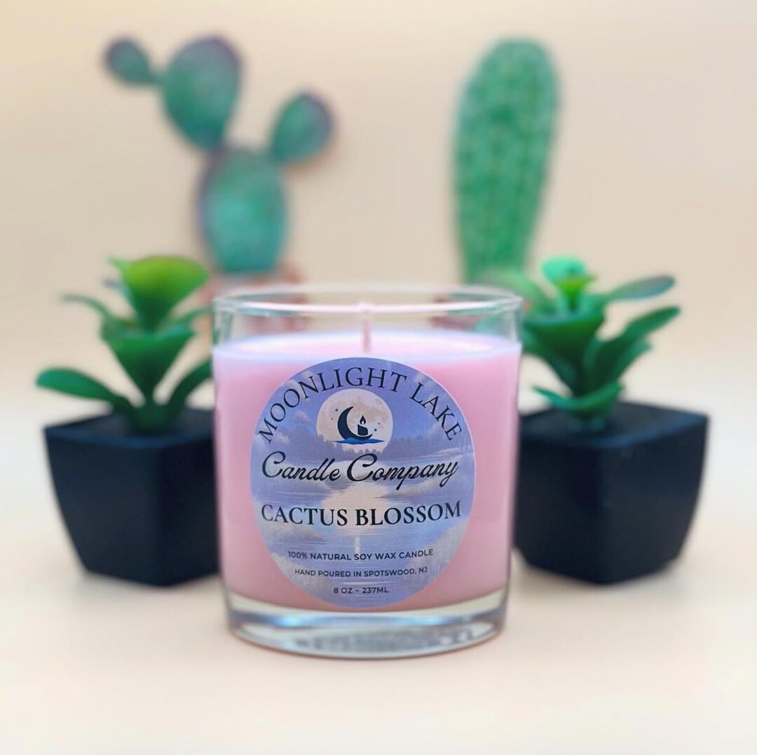 Candle of the Month! Cactus Blossom Candle - Etsy