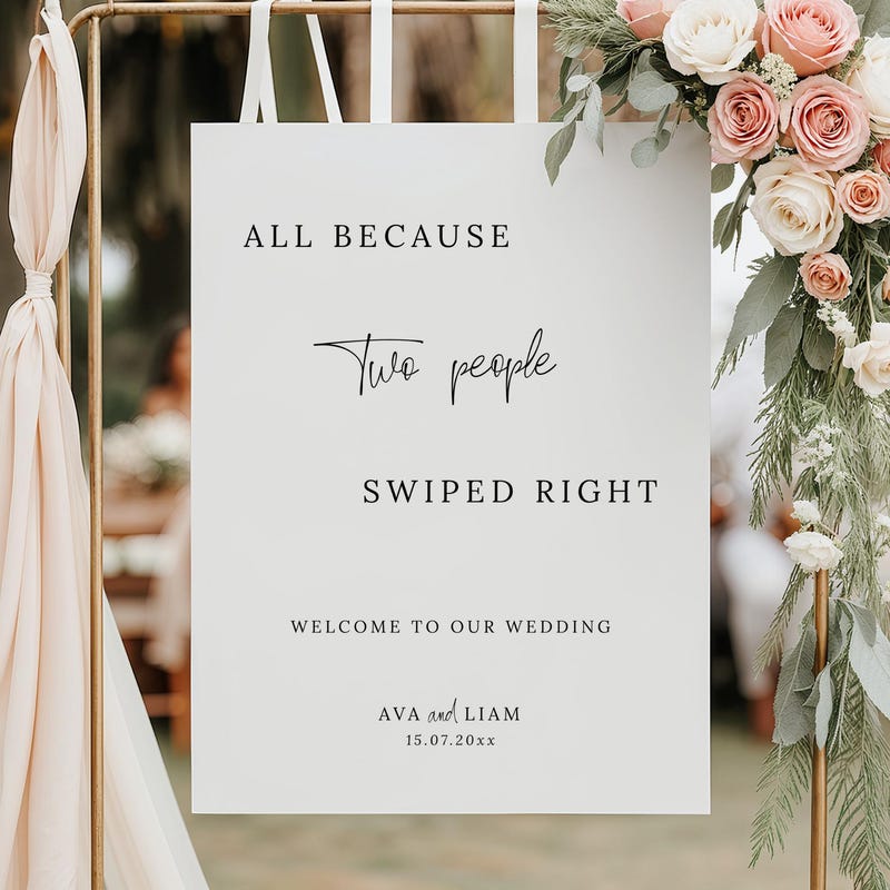 Tinder Wedding Invitation - Etsy