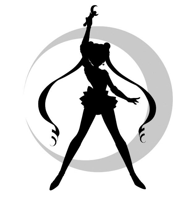 Cartoon Svg Sailor Moon Sailor Moon Silhouette Svg Eps Dxf Png