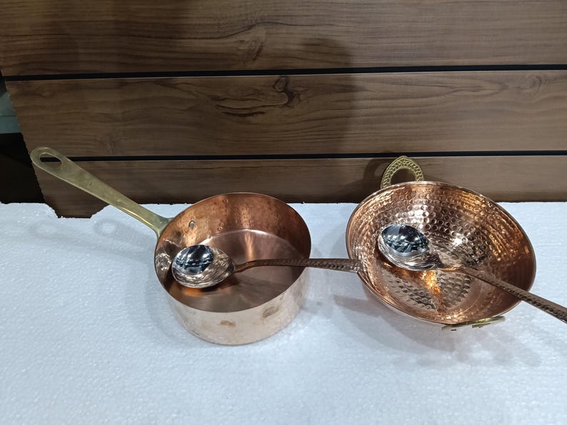 Handmade Pure Copper Cookware Set – Artisan Kitchen Pots and Pans - Etsy