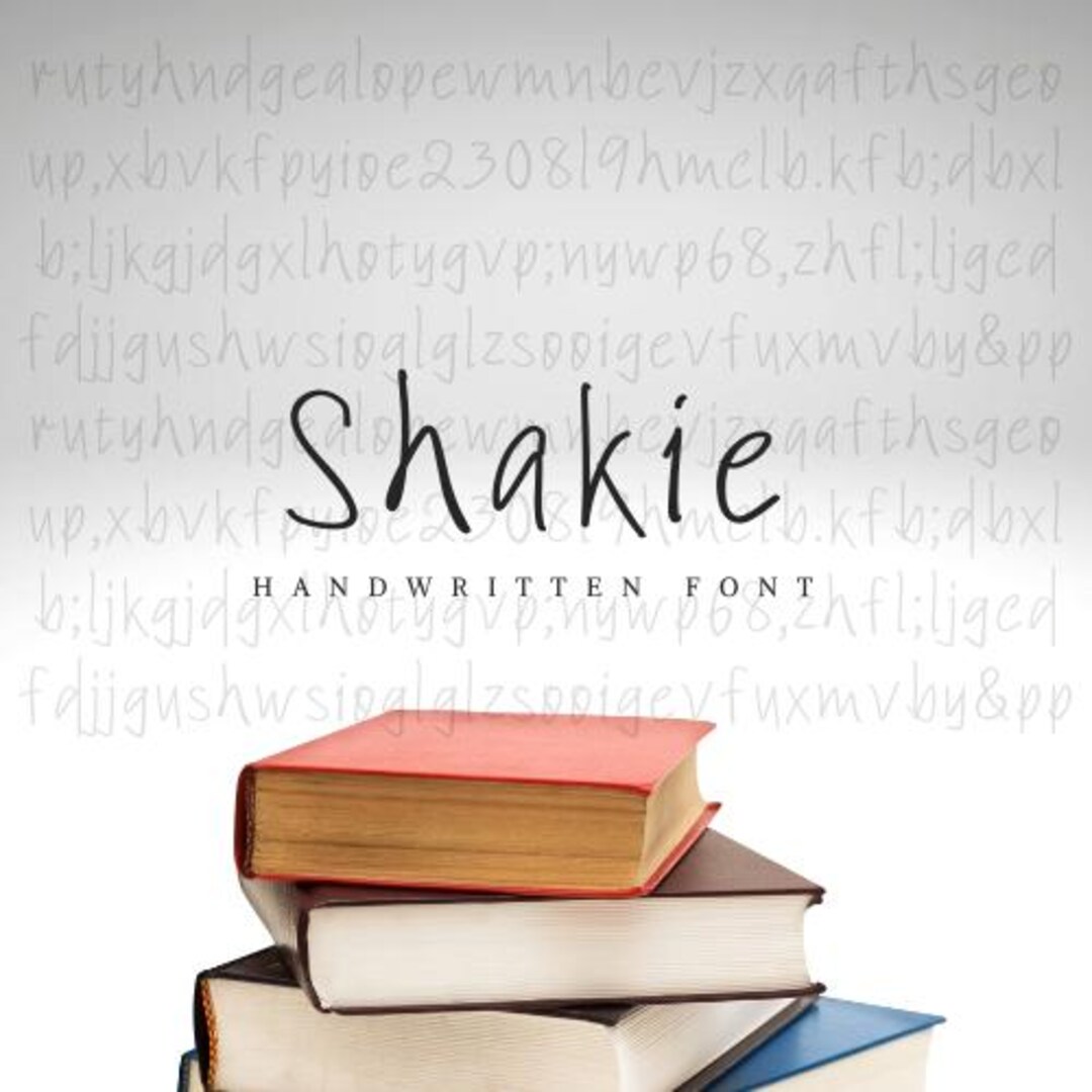 Shakie Handwriting Font (OTF,TTF). Very Cool and Simple Like Writing by ...