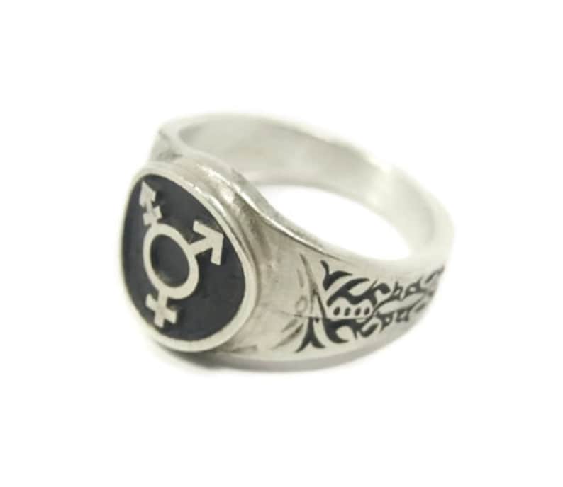 Transgender LGBT Gay Pride Ring Lesbian Gay Bisexual Queer - Etsy