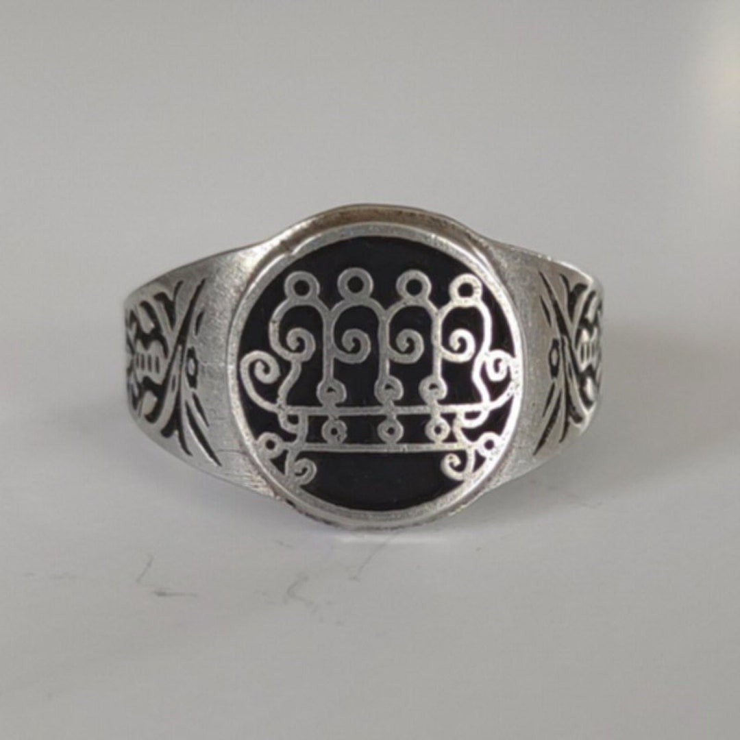 King Paimon Goetia Ring Ars Goetia Demon Seal Lemegeton - Etsy