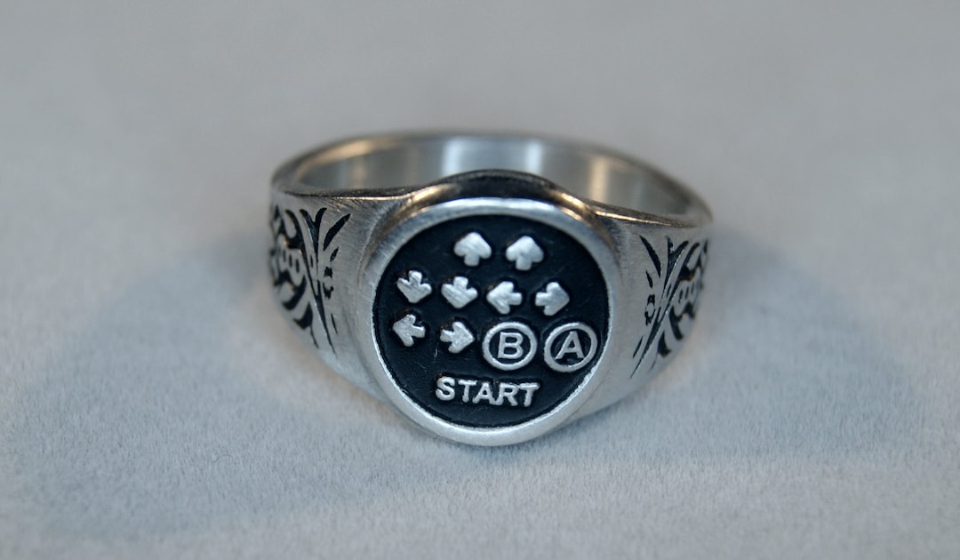 Konami Code Ring Contra Extra Lives - All Sizes 7 - 8 - 9 - 10 - 11 ...