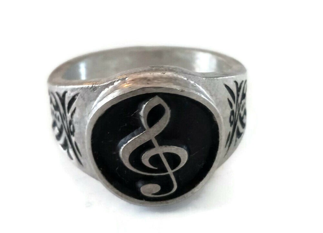 Treble Clef Symbol Ring - Music Note G Clef Song Melody Sing Musician ...